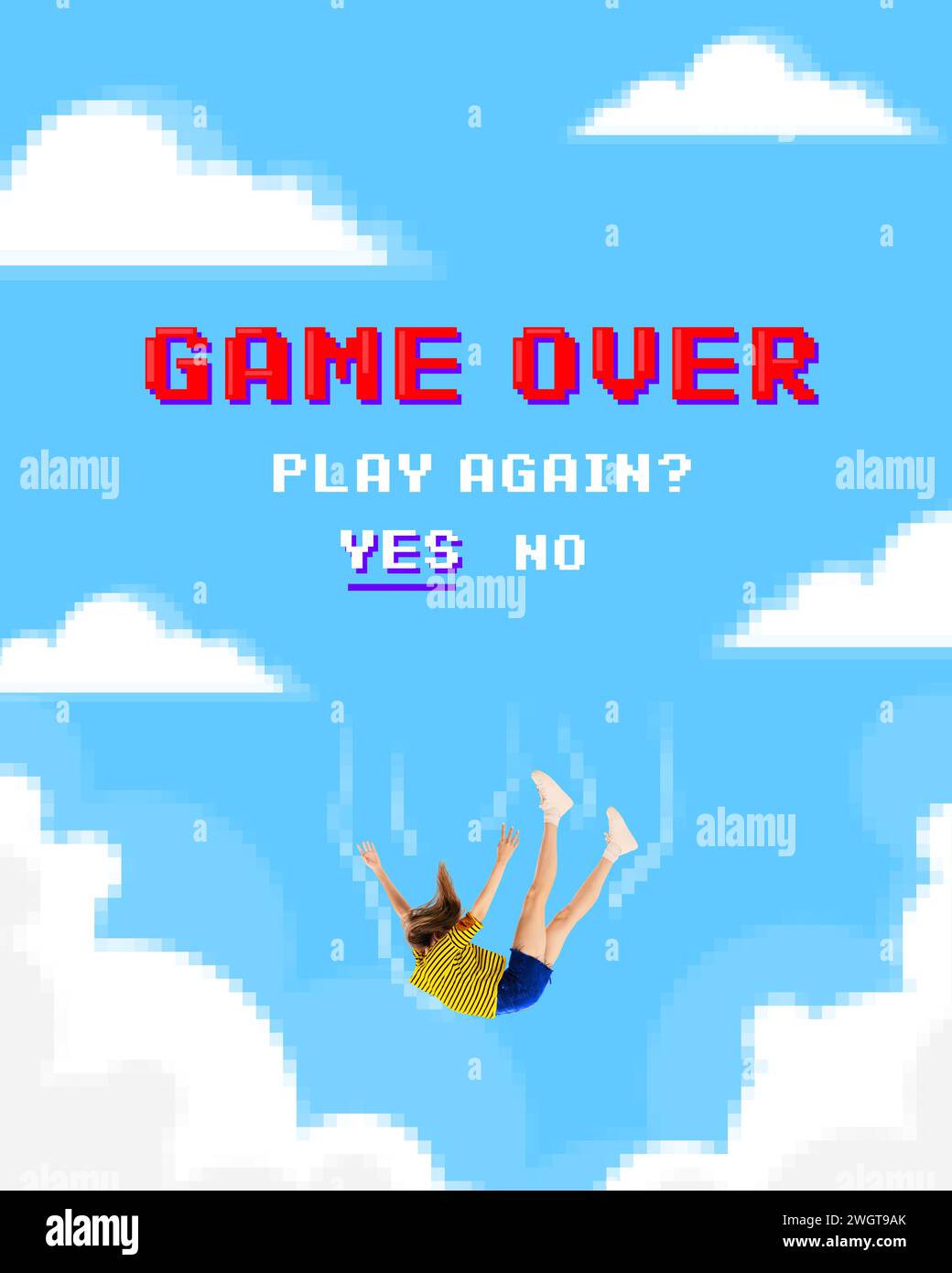 Computer game character pixels hi-res stock photography and images - Alamy