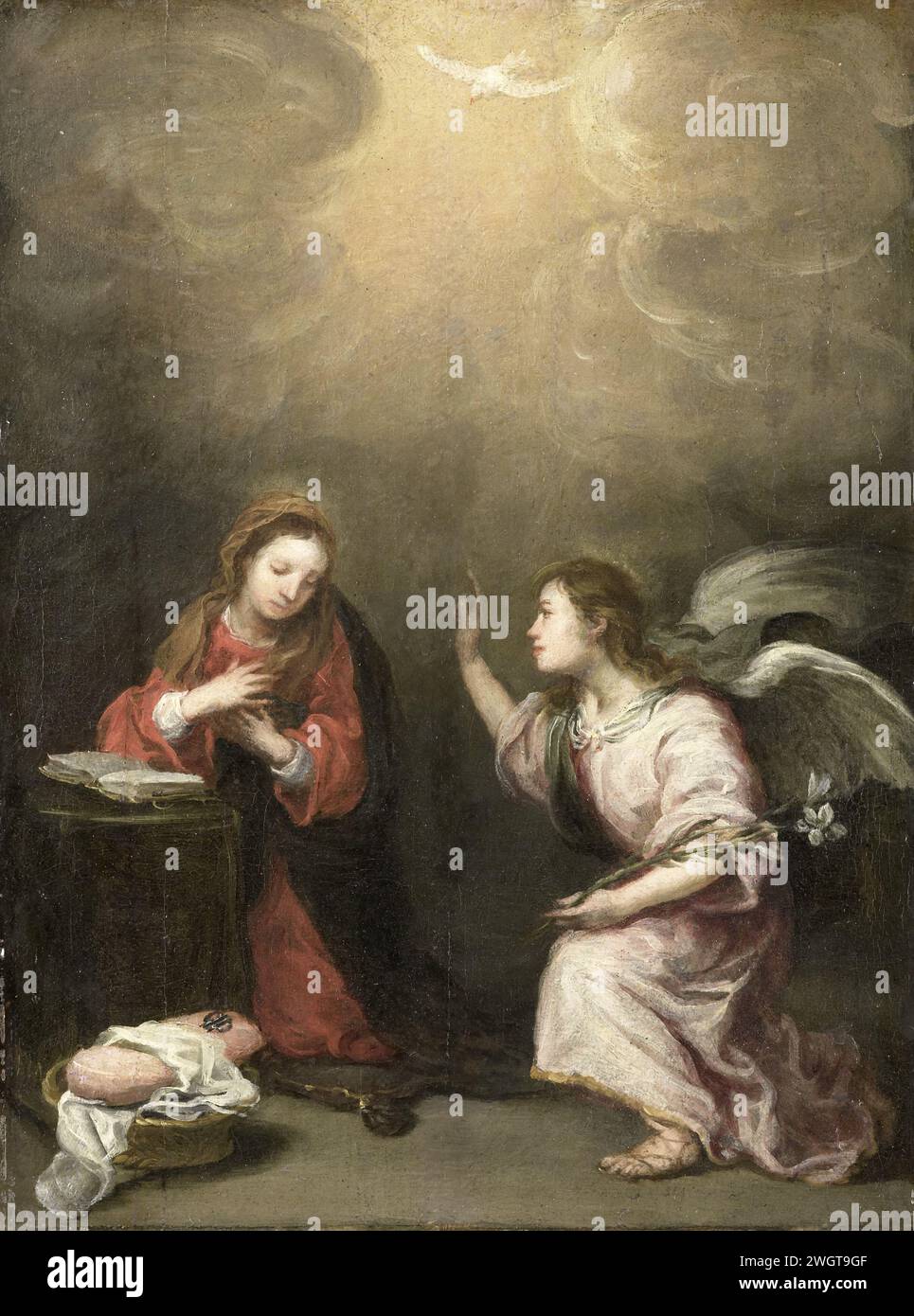 The Annunciation, Bartolomé Esteban Murillo (follower of), 1700 ...