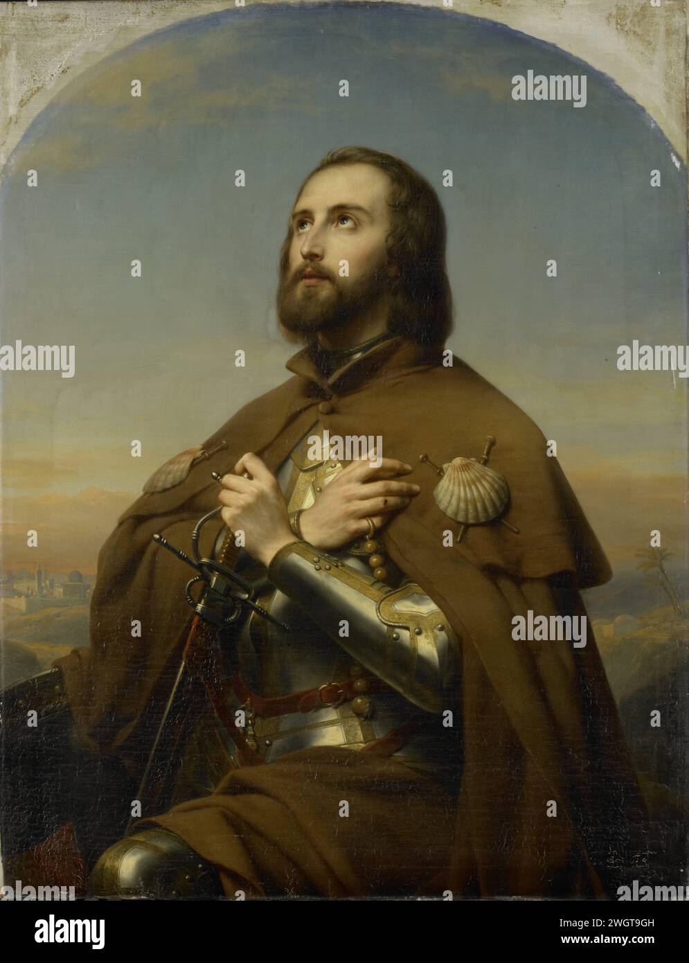Eberhard (1445-96), Duke of Würtemberg, as a Pilgrim in the Holy Land ...
