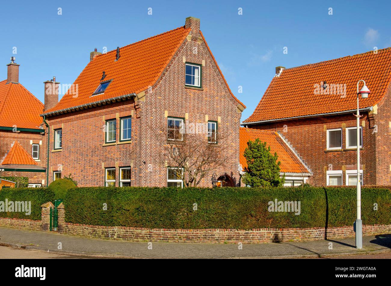 The Hague, The Netherlands, January 26, 2024: house-shaped housing ...