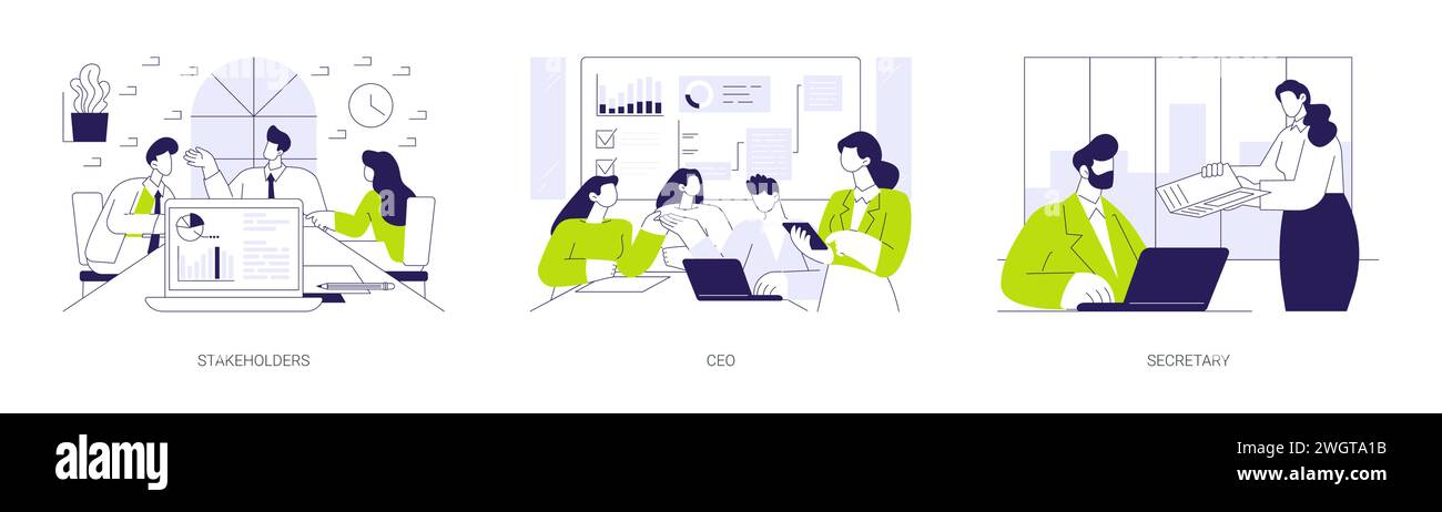 Board of directors abstract concept vector illustrations Stock Vector ...