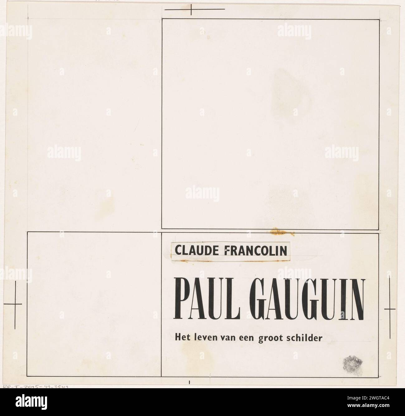Band design for: Claude Francolin, Paul Gauguin. The life of a great ...