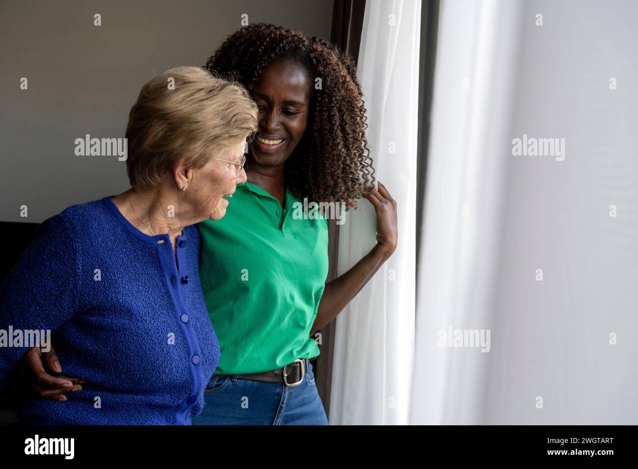 Cheerful helper hi-res stock photography and images - Alamy