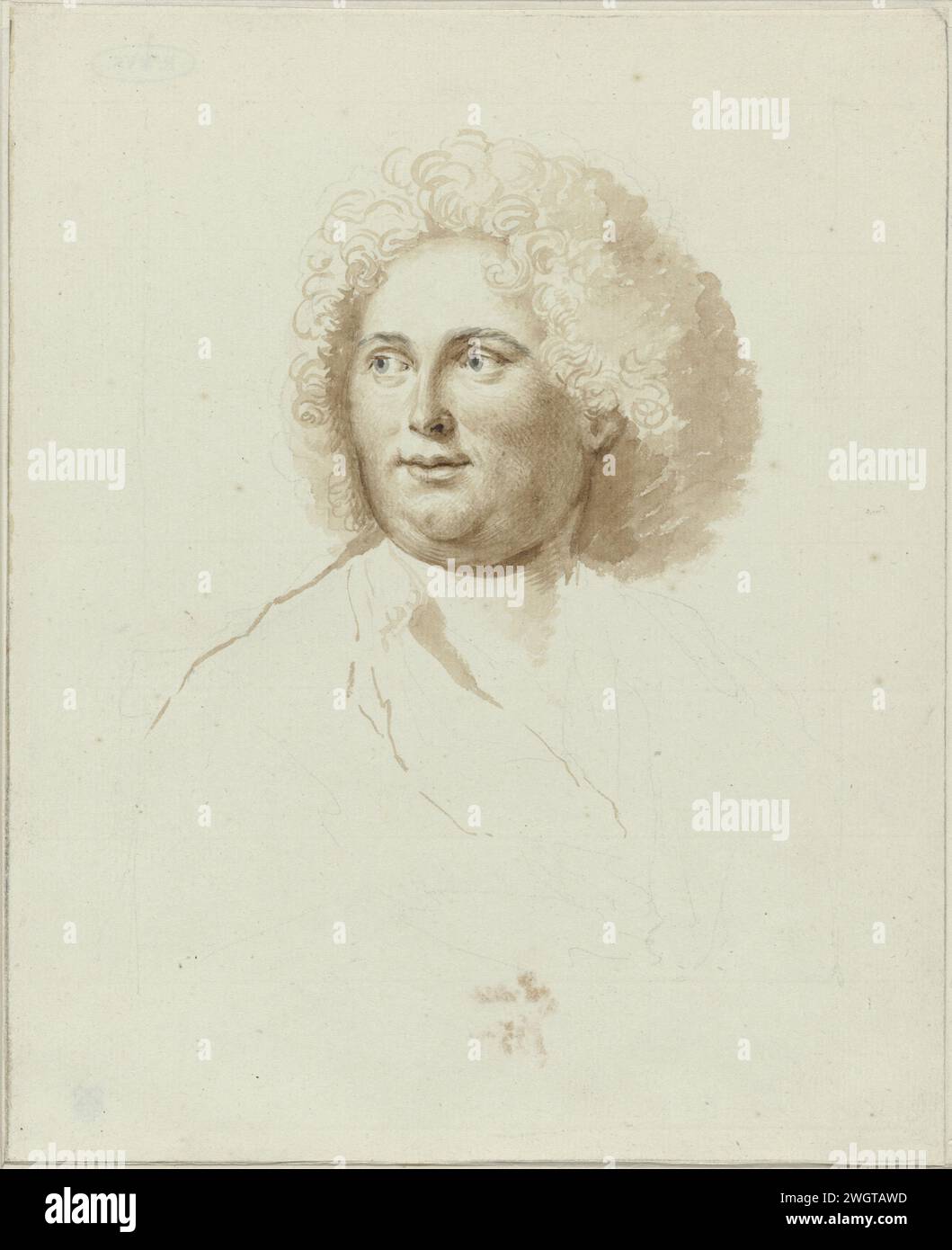 Portrait of the painter Dirk Valkenburg, Anonymous, 1685 - c. 1721 ...