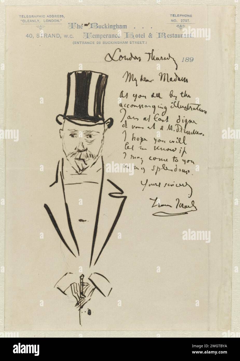 Self -portrait of Isaac Lazarus Israels, Isaac Israels, C. 1897 drawing ...