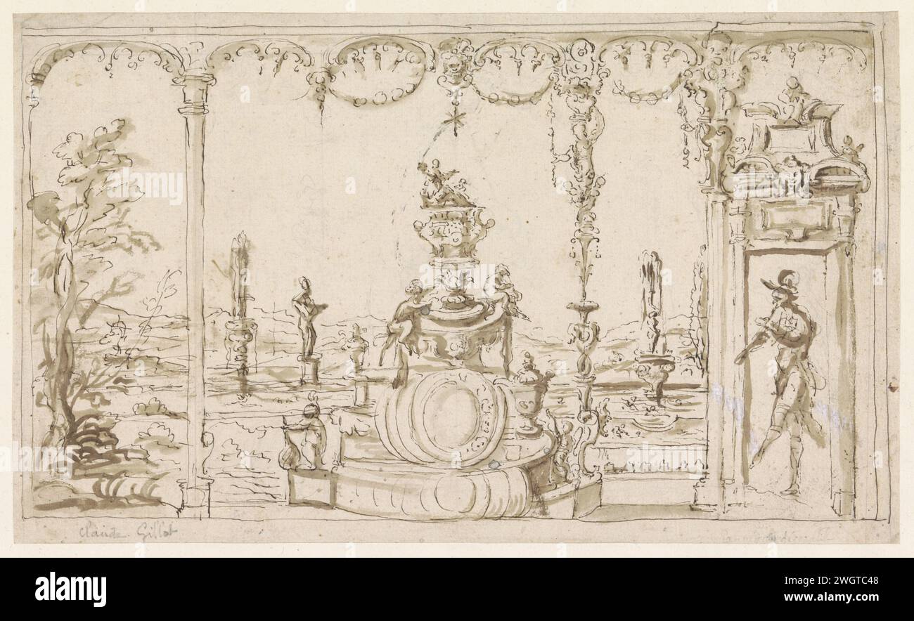Claude gillot wall decoration hi-res stock photography and images - Alamy
