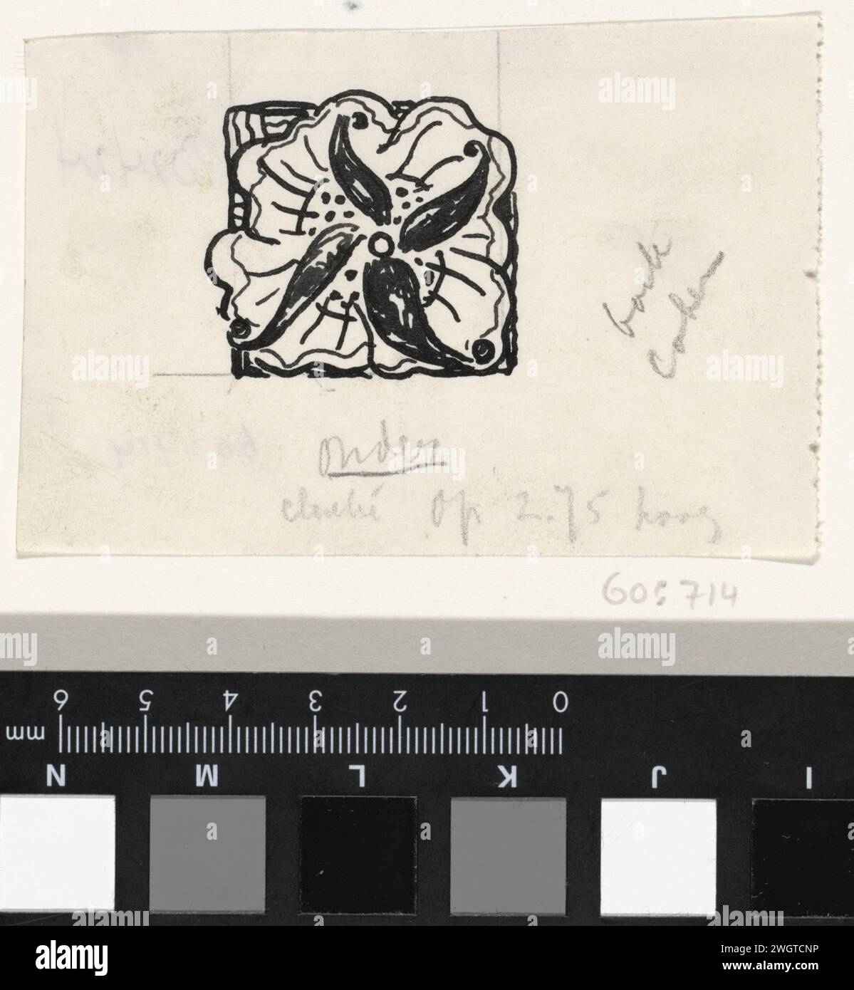 Flower, Leo set, 1934 - 1936 drawing paper. India ink (ink) brush ...