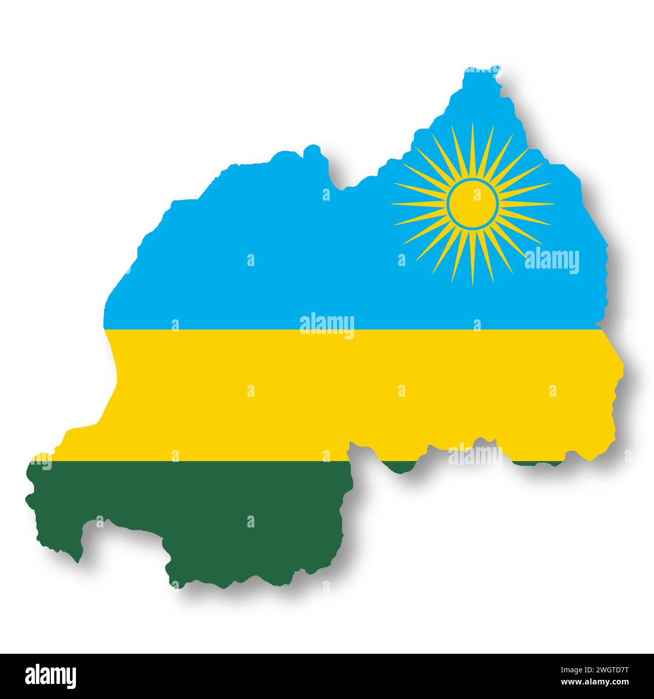 Map of rwanda hi-res stock photography and images - Alamy