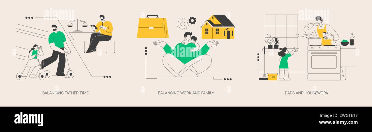 Happy family abstract concept vector illustrations Stock Vector Image ...