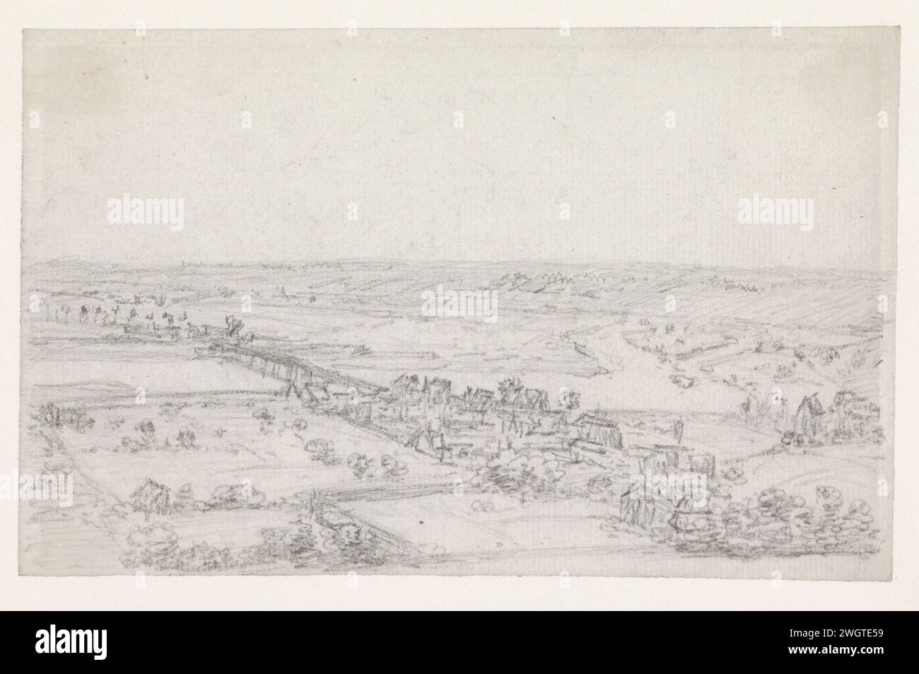 Dark Hilly Landscape, Housing Right, Georges Michel, 1773 - 1843 ...