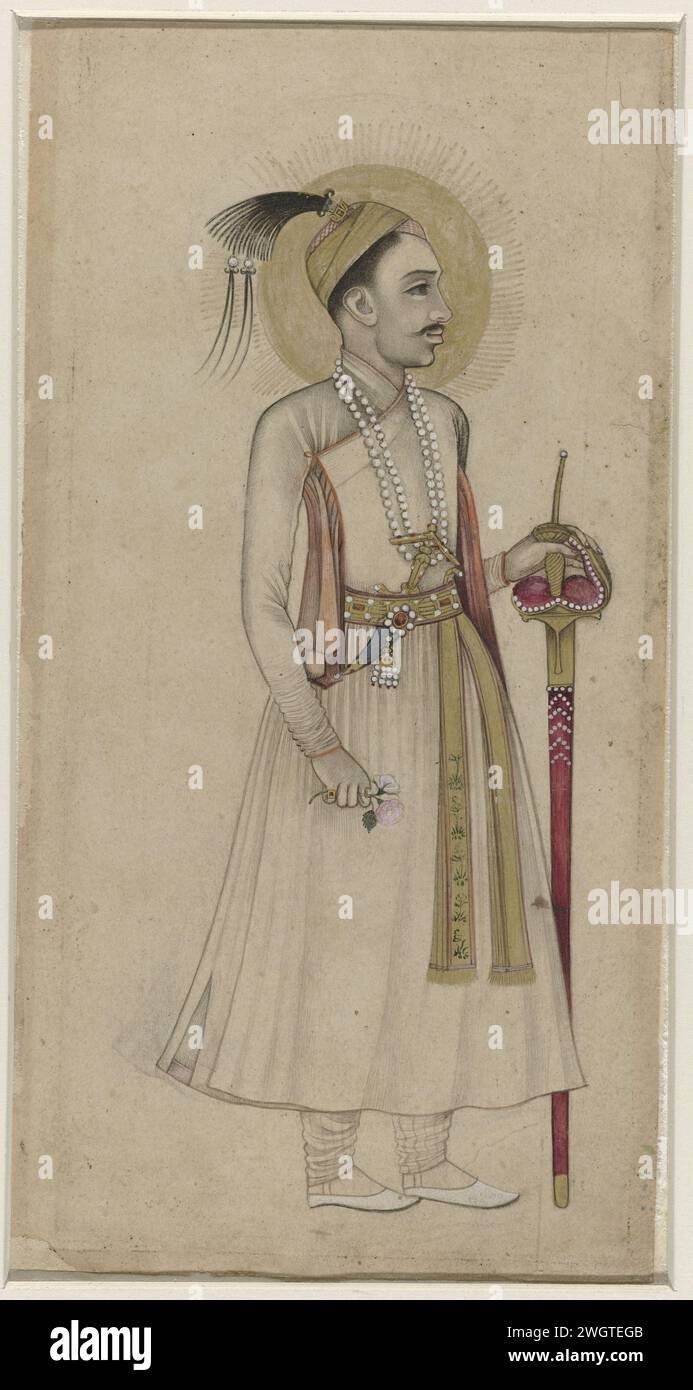 Portrait of Sultan Muhammad-Quli Qutb-Shah by Golconda, Anonymous, c ...