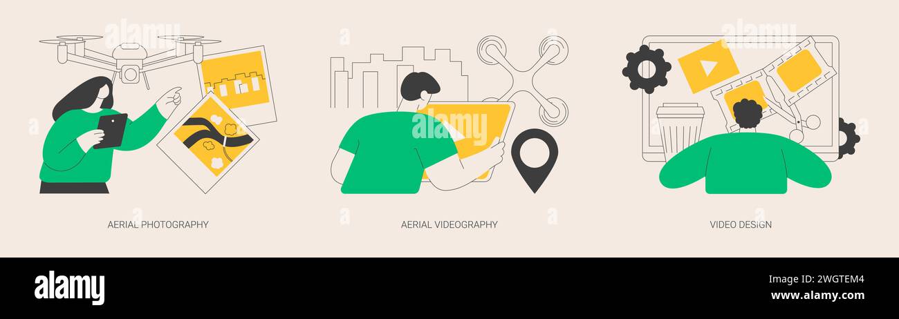 Commercial shooting abstract concept vector illustrations Stock Vector ...