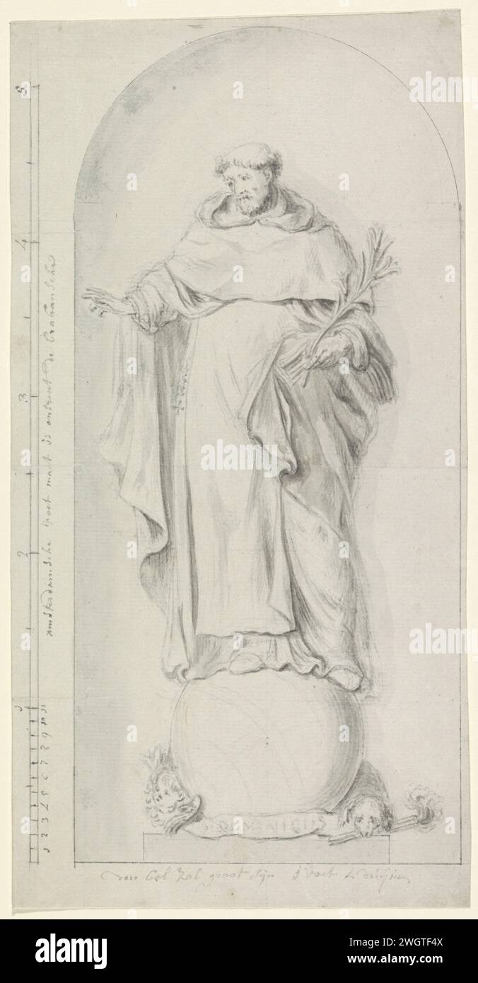 Sint Dominicus, anonymous, 1700 - 1800 drawing Image of Sint Dominicus ...