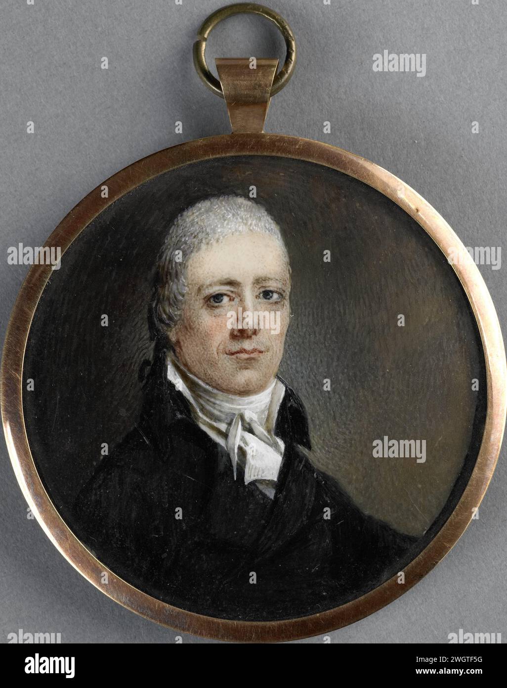 Portrait of a man, anonymous, c. 1805 miniature (painting) Portrait of ...