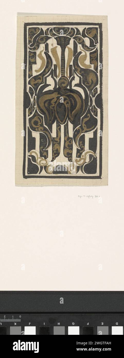 Abstract Decorative Design, Carel Adolph Lion Cachet, 1874 - 1945 ...