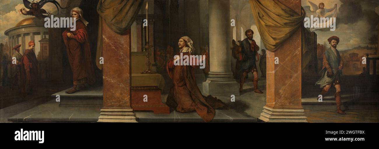 The Pharisee and the Publican, Barent Fabritius, 1661 painting The ...