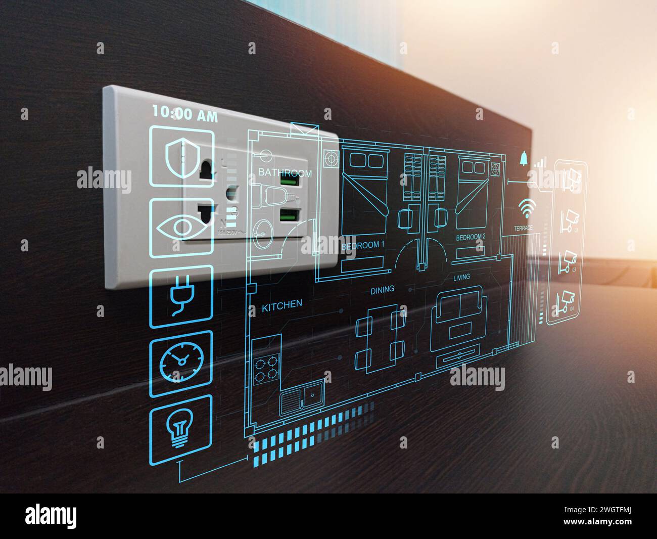 Smart home applications, smart plugs, wireless IP wifi security cameras ...