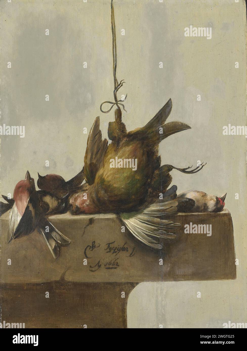 Still Life with Birds, William Gowe Ferguson, 1662 painting Still life ...