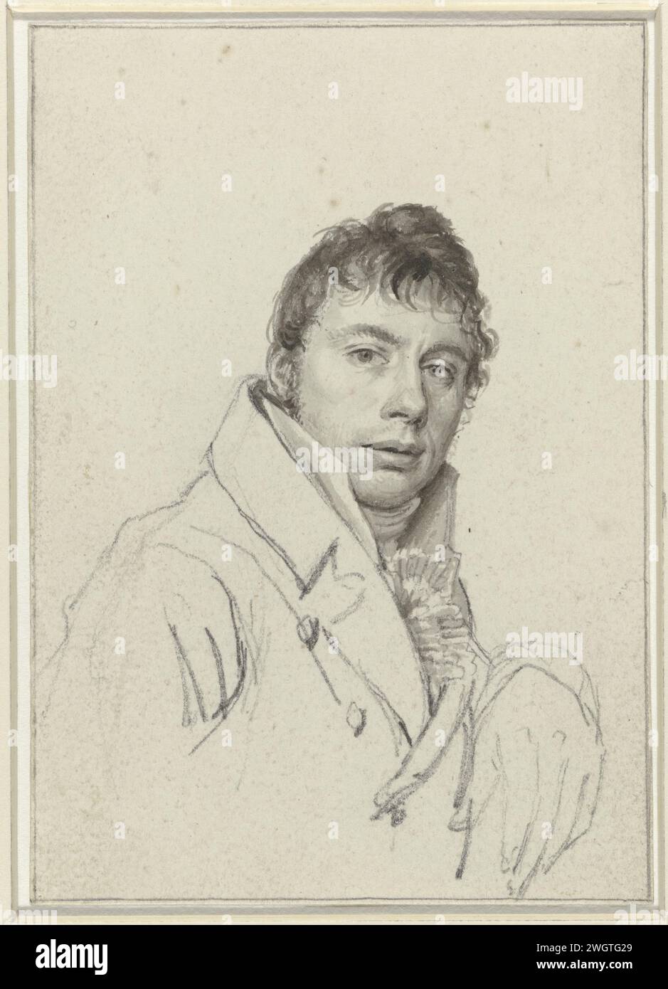 Portret van Isaac Uytenbogaart, Hendrik Willem Caspara, 1780 - drawing ...