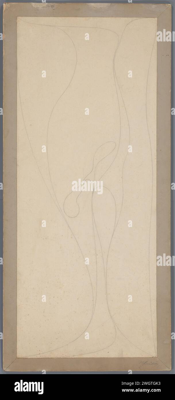 Meditistic Arabesque, Jacob Bendien, 1910 - 1930 drawing Netherlands ...