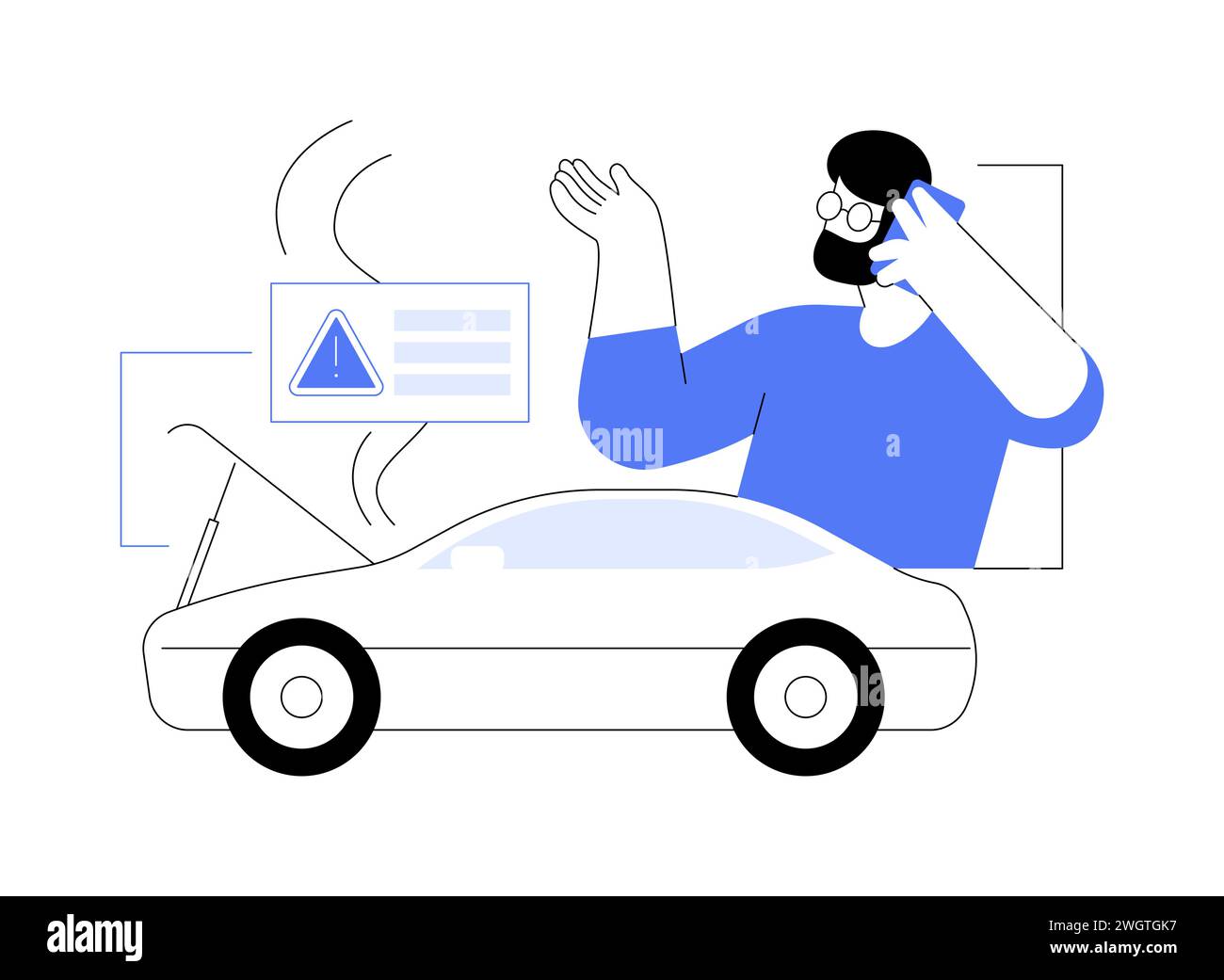 Insurance case isolated cartoon vector illustrations Stock Vector Image ...