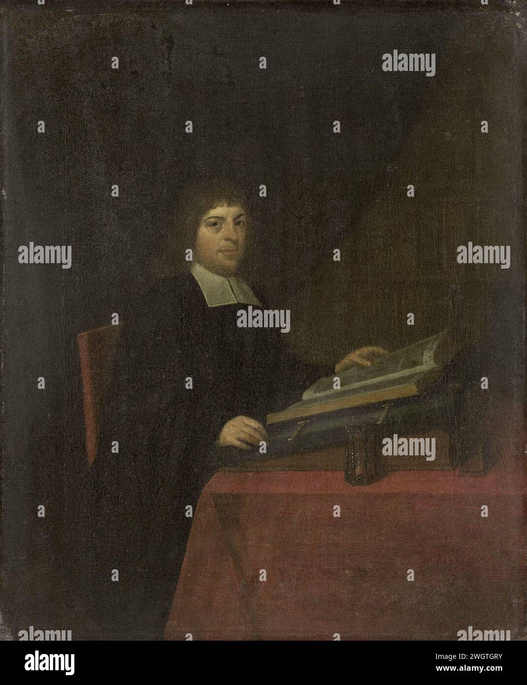 Portrait of A Minister, Roelof Koets (II), 1668 painting Portrait of a ...