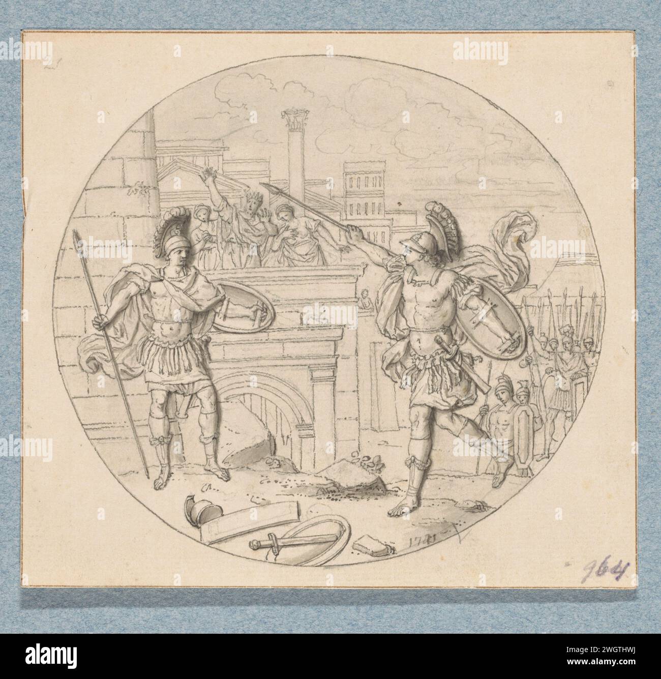 Troy hector achilles fight hi-res stock photography and images - Alamy