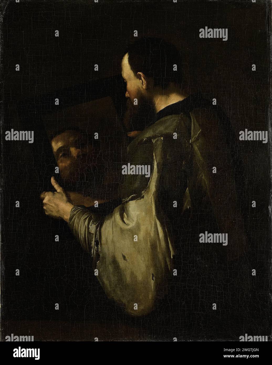 Philosopher with Mirror, Jusepe de Ribera (copy after), 1600 - 1652 ...