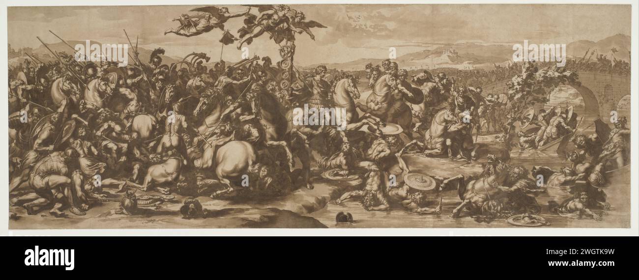 Constantine the Great Vanquishing the Tyrant Maxentius, c. 1638 - 1671 ...