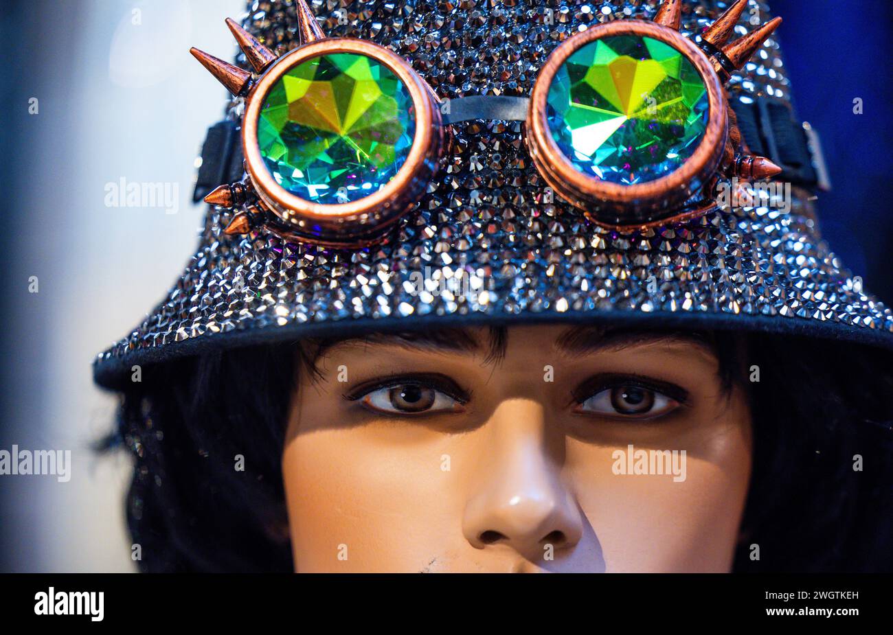 DEN BOSCH - A mannequin in a party shop for the carnival. In the run-up ...