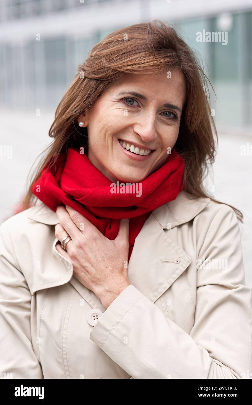 Beautiful woman outdoor, Milano, Italy Stock Photo - Alamy