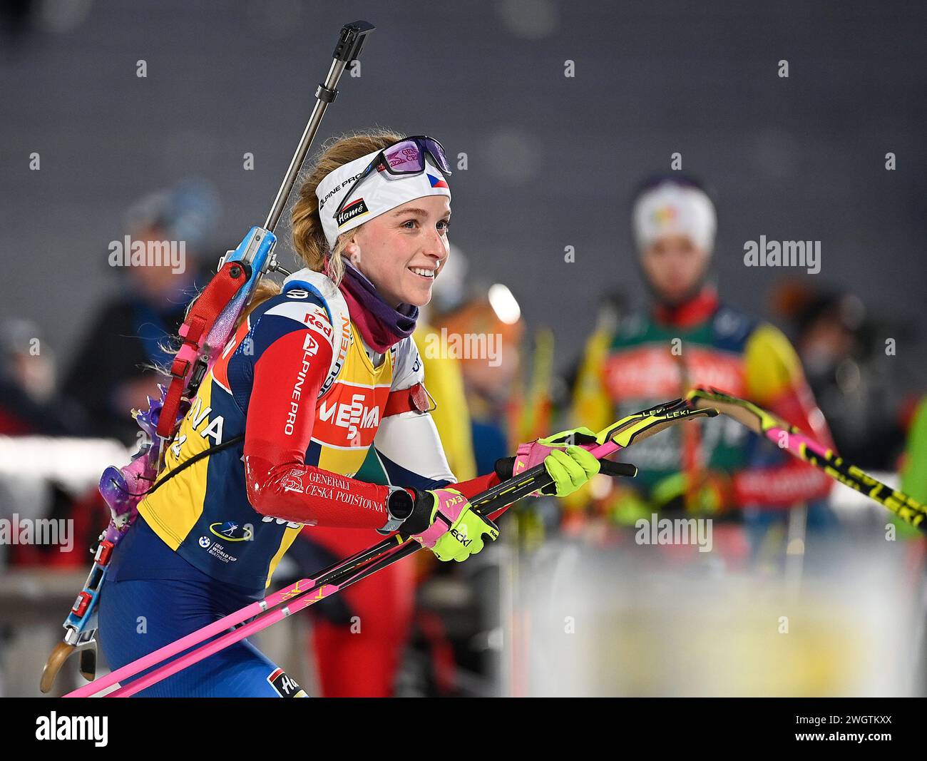 Marketa Davidova of Czech Republic during official training for the ...