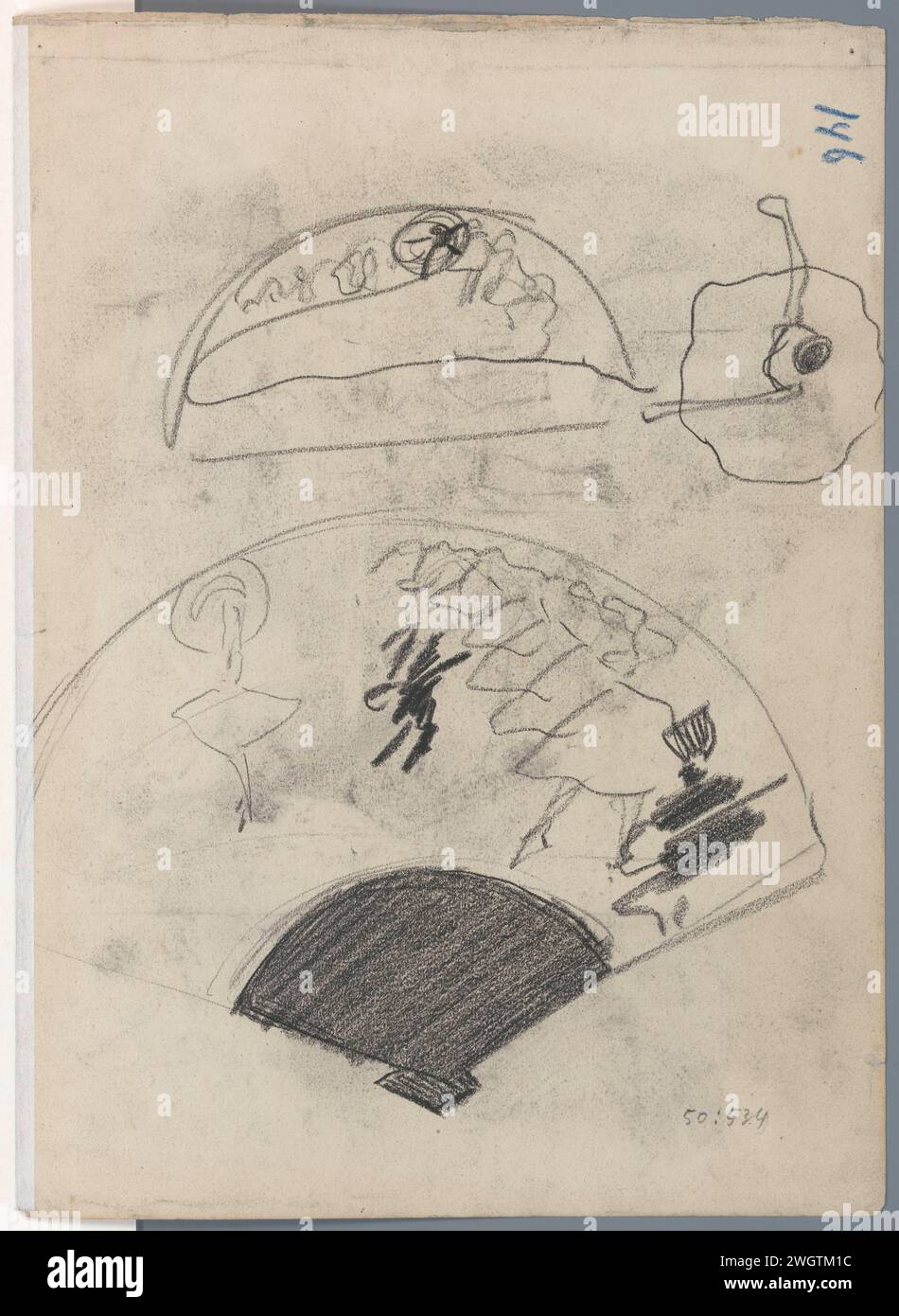 Studies for Ballerinas, Pieter de Josselin de Jong, 1871 - 1906 drawing ...