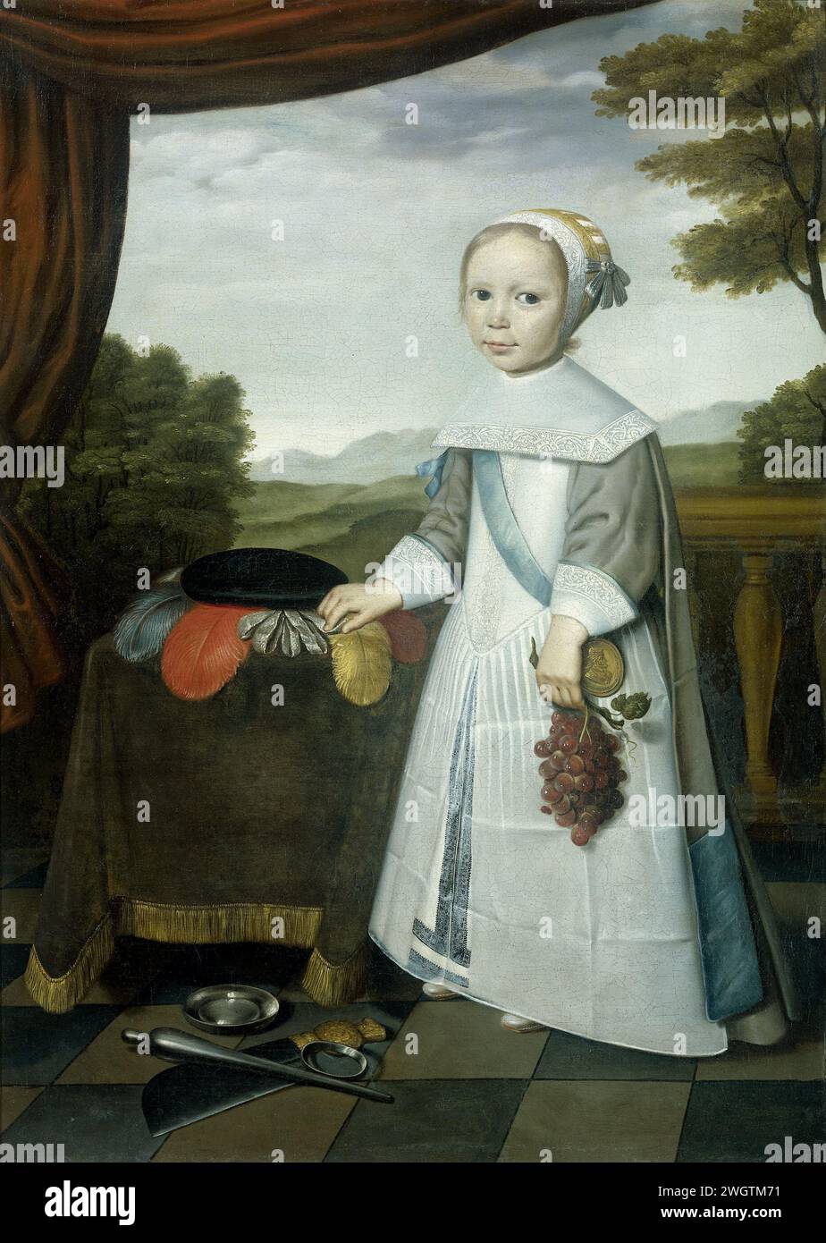 Portrait of Johannes van Rees (1662-1690/91), half Brother or Elisabeth ...