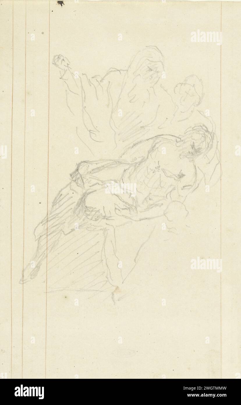 Sketch of a sacrificial scene (?), Dionys van Nijmegen, 1715 - 1798 ...