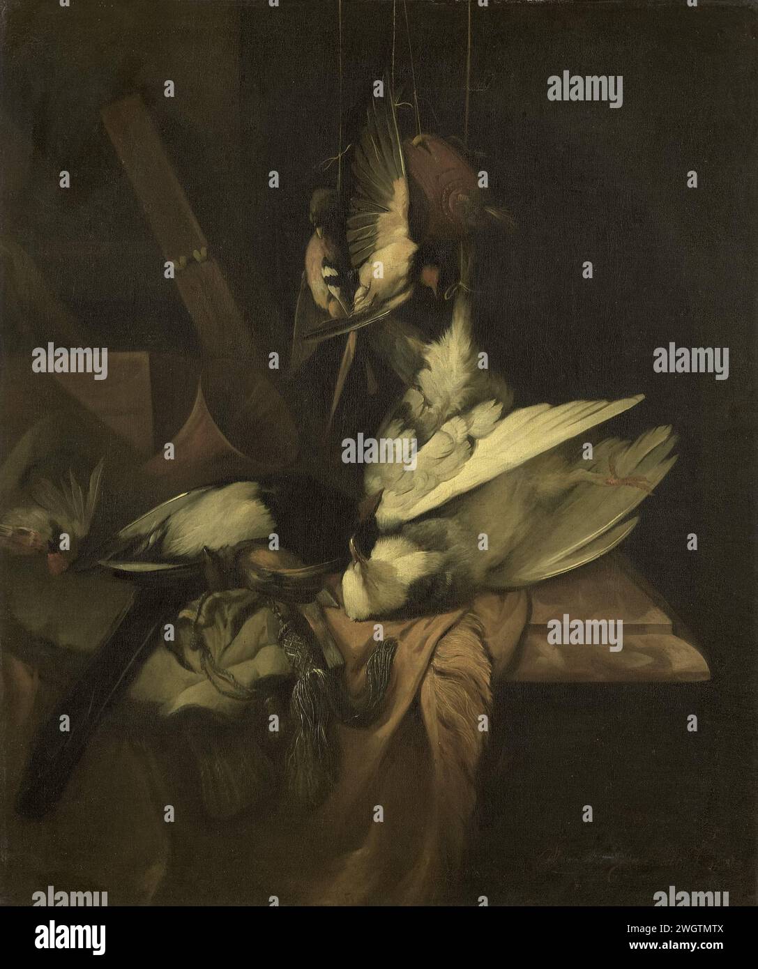 Still Life with Birds and Implements of the Hunt, William Gowe Ferguson ...