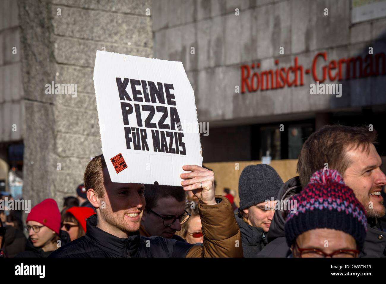 Keine pizza fuer nazis hi-res stock photography and images - Alamy