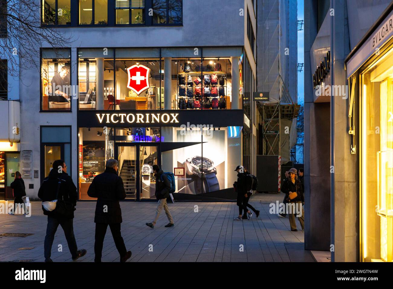 the Victorinox Store on Wallraf square, Cologne, Germany. der ...