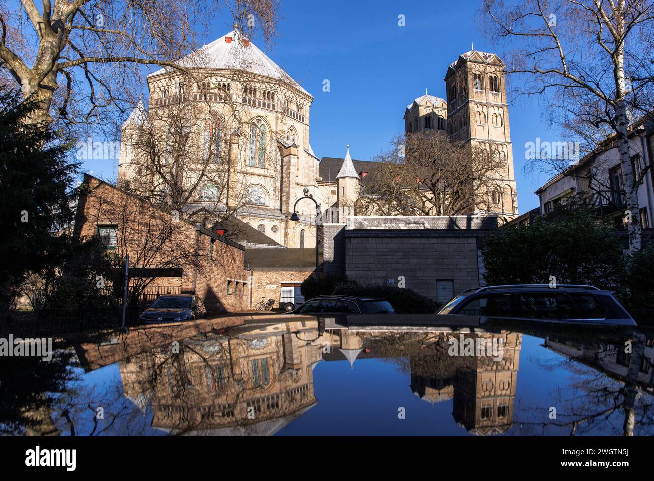 the romanesque church St. Gereon, Cologne, Germany. die romanische ...