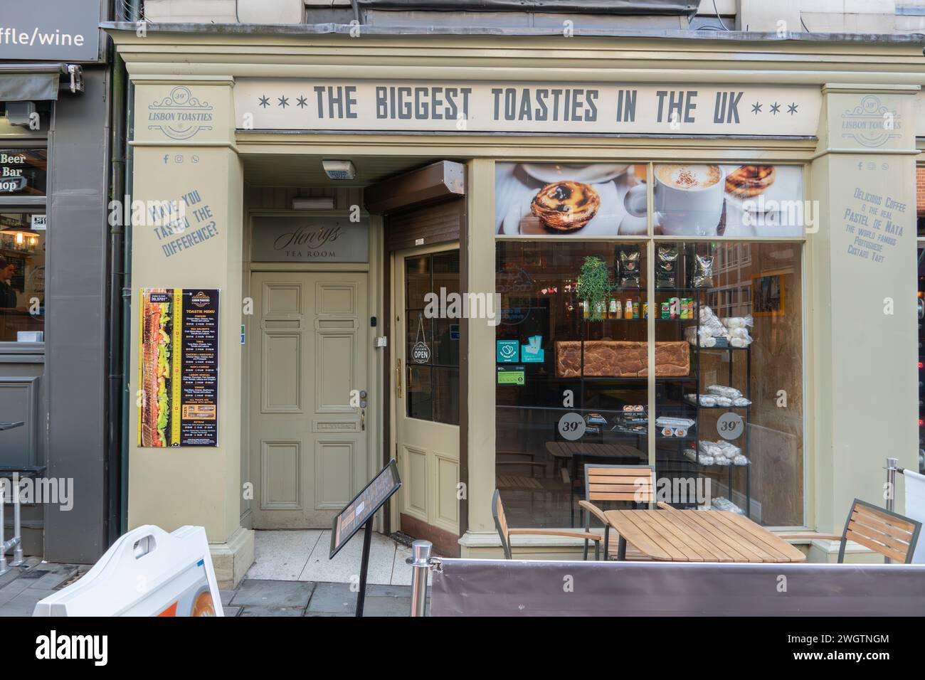 Cafe menu toasties hi-res stock photography and images - Alamy