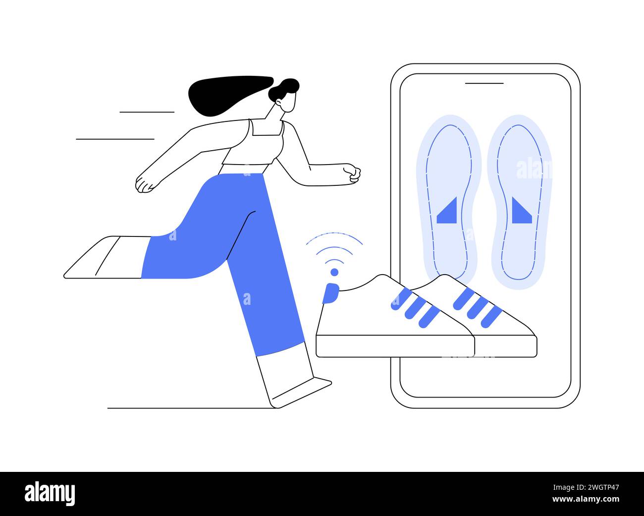 Smart shoes isolated cartoon vector illustrations Stock Vector Image & Art - Alamy