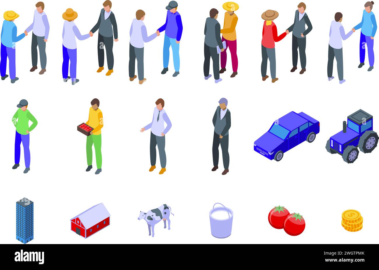 Woman negotiating Stock Vector Images - Alamy