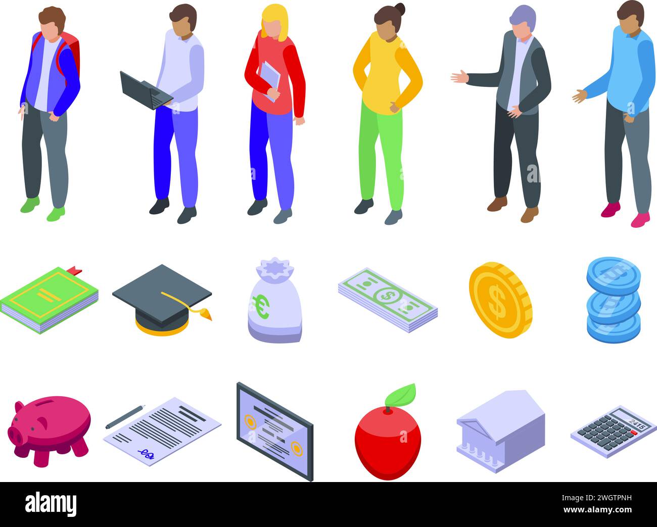 College funds Stock Vector Images - Alamy