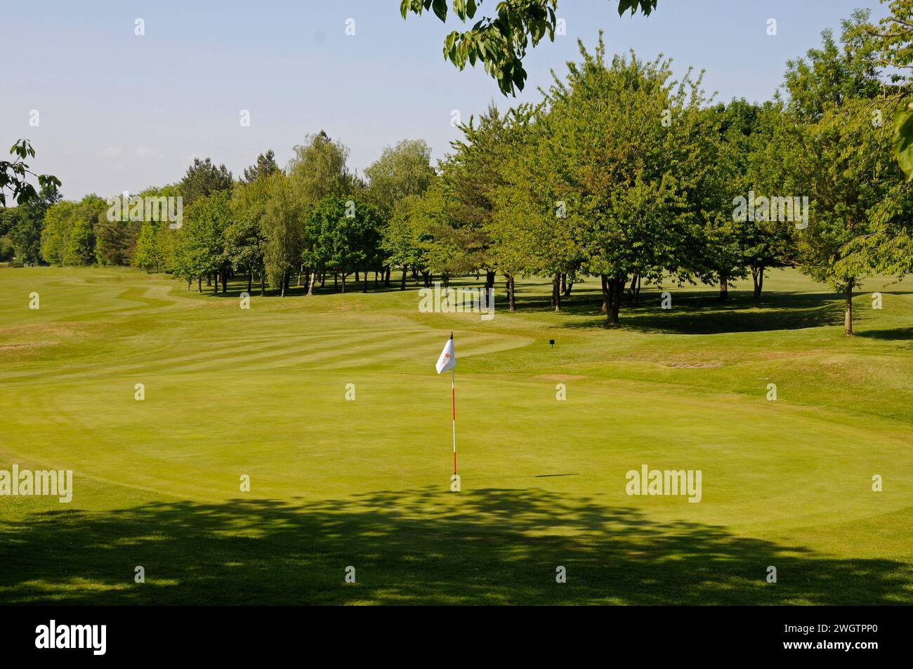 View over 11th Green to Fairway, Woodcote Park Golf Club, Coulsdon ...