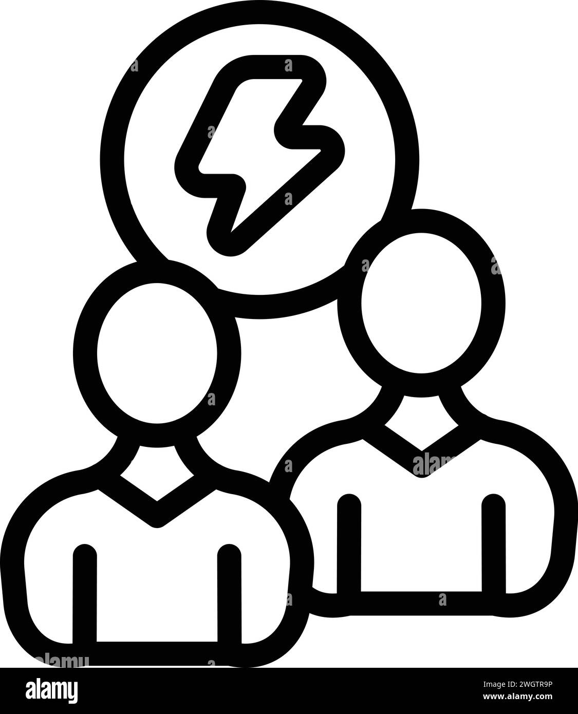 Fast business meeting icon outline vector. Team board group. Meeting ...