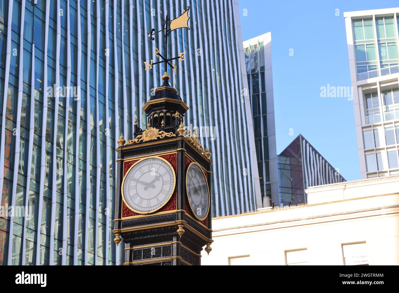 Little Ben Clock, a cast iron miniature clock tower, at the ...