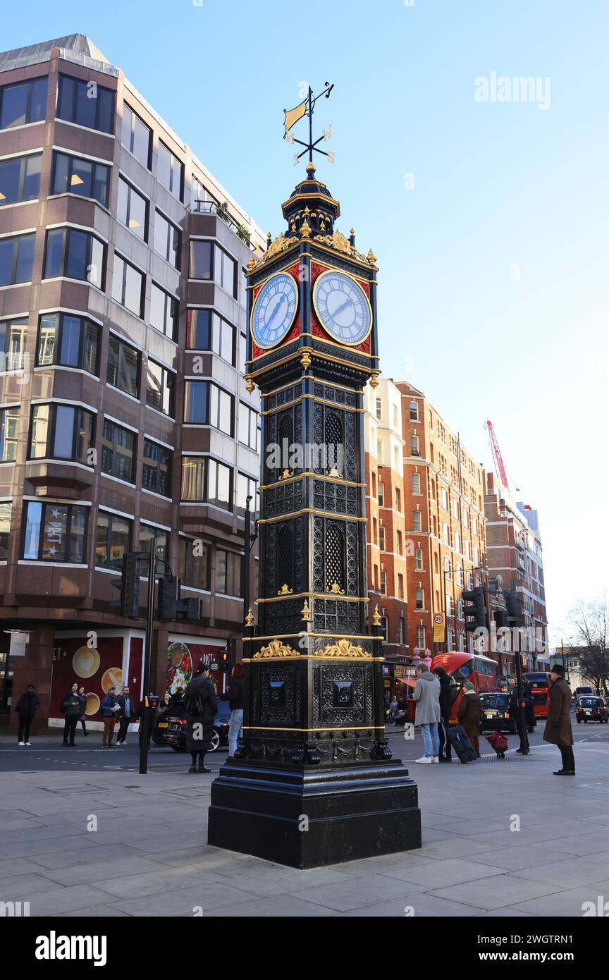 Little Ben Clock, a cast iron miniature clock tower, at the ...