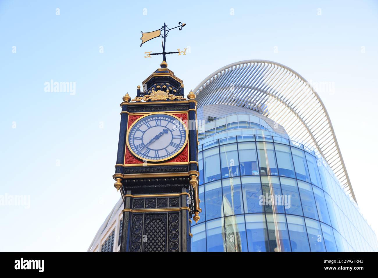 Little Ben Clock, a cast iron miniature clock tower, at the ...