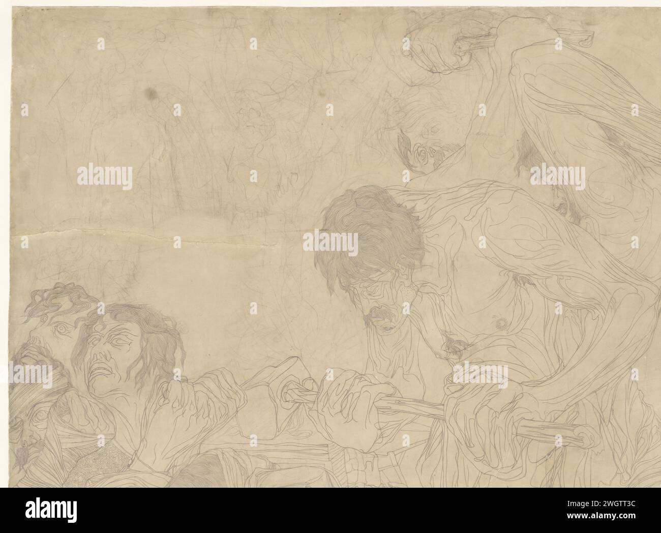 They Smid, Johan Thorn Prik, 1869 - 1932 drawing paper. chalk smith ...