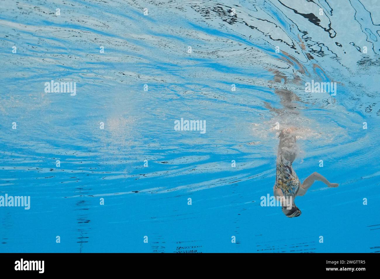 Maria Alavidze of Georgia competes in the women's solo free final of ...
